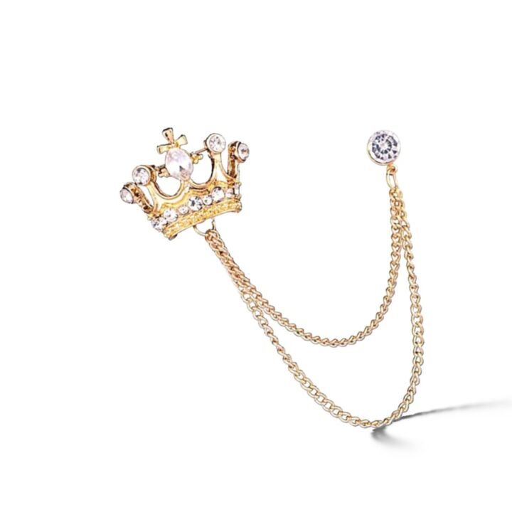 KING GEORGE CROWN LAPEL PINS - ELLIS ESQ